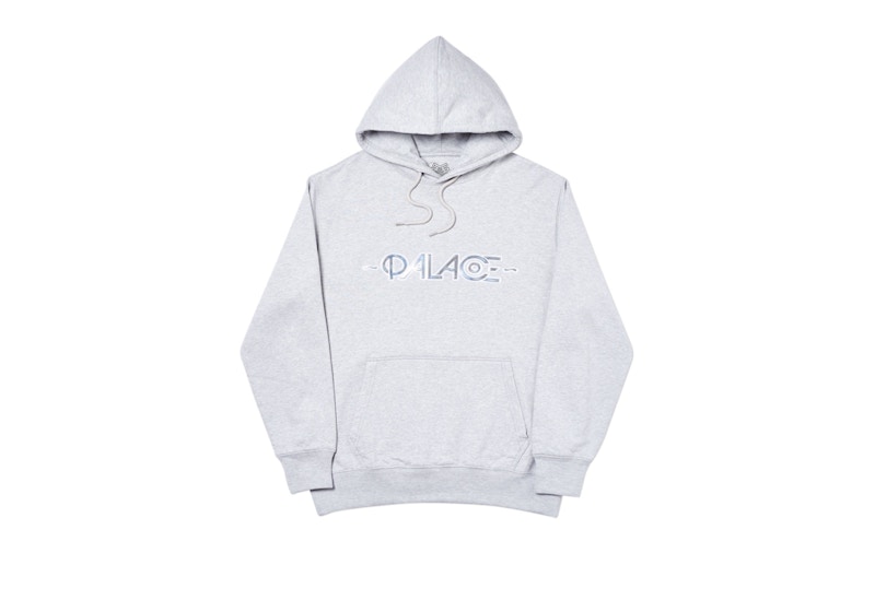 Palace Obsission Hood Grey Marl Men's - FW19 - US
