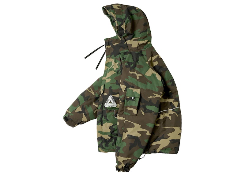 Palace P-Tech Hooded Jacket Camo Men's - FW23 - US