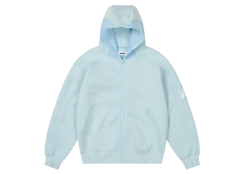 Palace P-Tech Mesh Hood Faint Blue Men's - FW24 - US