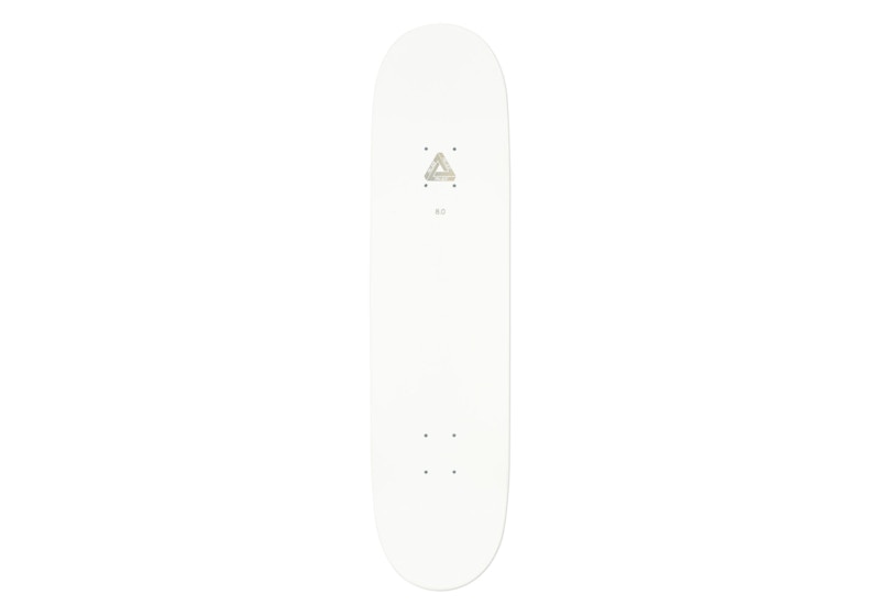 Palace Pal Ice 8 Skateboard Deck White - FW18 - US