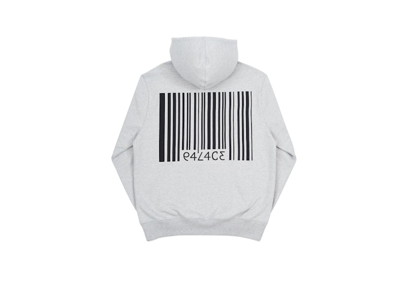 Palace Par Code Hood Grey Marl Men's - FW17 - US