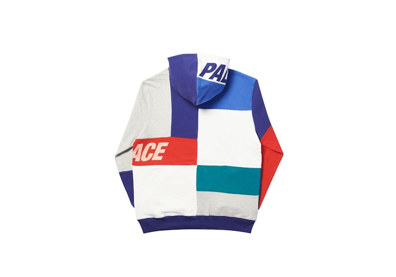 Palace Patch Hood Grey Marl Multi Men's - FW19 - US