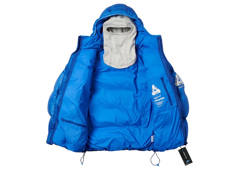 Palace Pertex Frost Balaclava Puffa Blue Men's - FW22 - US