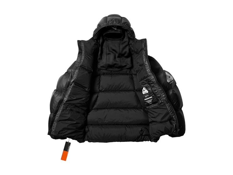 Palace Pertex Opaque Balaclava Puffer Jacket Black Men's - FW24 - US