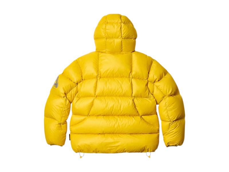 Palace Pertex Opaque Balaclava Puffer Jacket Yellow Men's - FW24 - US