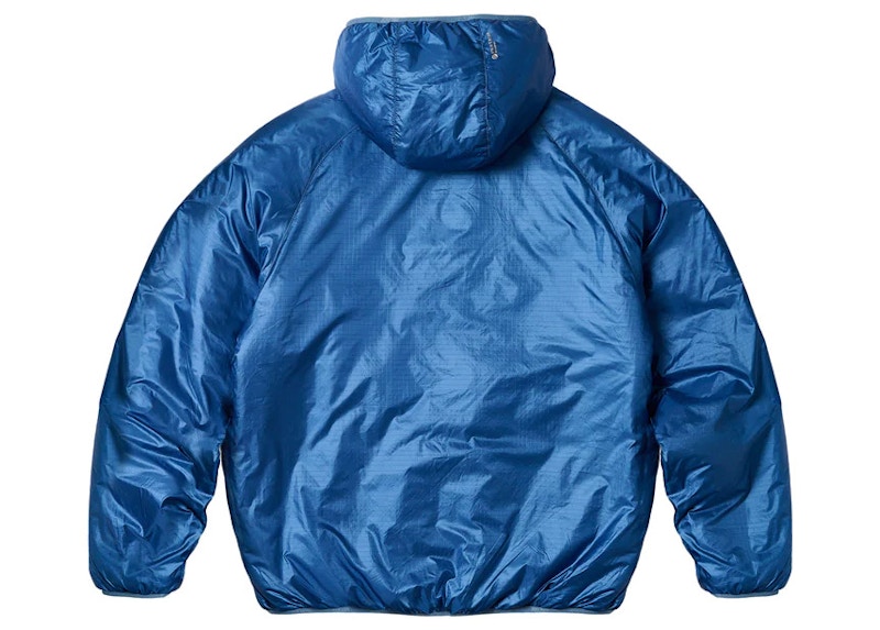 Palace Pertex Quilted Jacket Blue Men's - FW23 - US