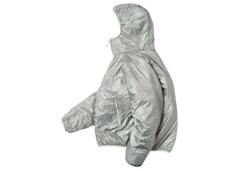 Palace Pertex Quilted Jacket Grey Men's - FW23 - US