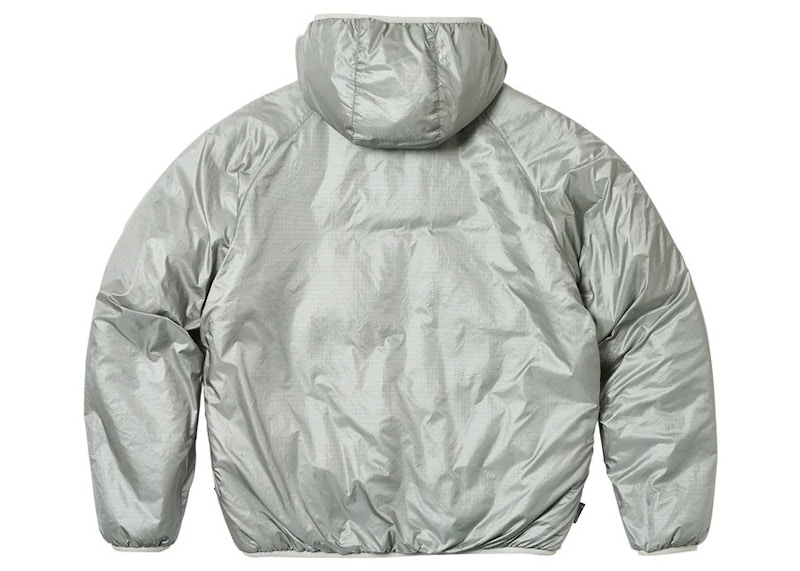 Palace Pertex Quilted Jacket Grey Men's - FW23 - US