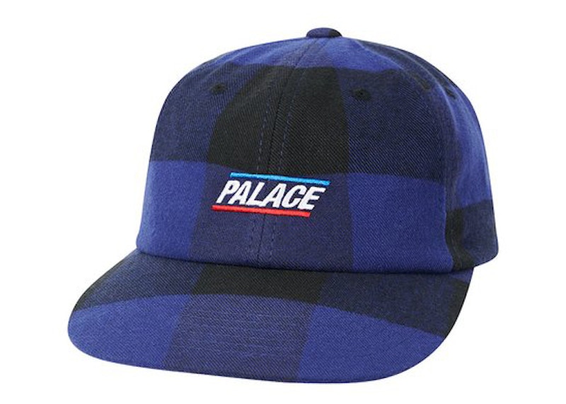 Palace Plaid Pal Hat Blue - FW20