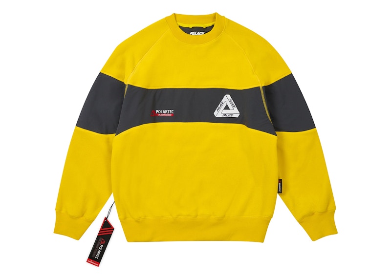 Palace Polartec 200 Crew Yellow Men's - FW24 - US