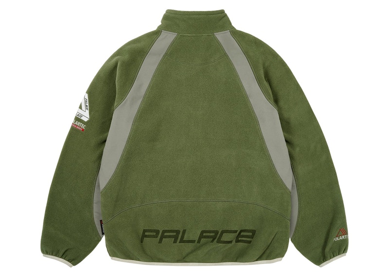 Palace Polartec Duo Fleece Jacket Olive Men's - SS24 - US