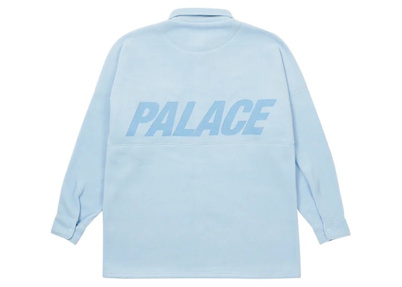 Palace Polartec Lazer Overshirt Light Blue Men's - FW22 - US