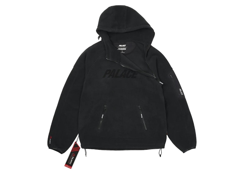 Palace Polartec Venter Hood Jacket Black Men's - FW22 - US