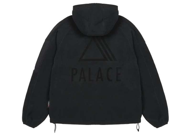 Palace Polartec Venter Hood Jacket Black Men's - FW22 - US