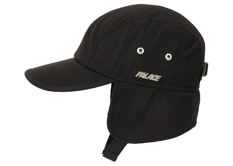 Palace Posh Earflap Cap Black Men's - FW22 - US