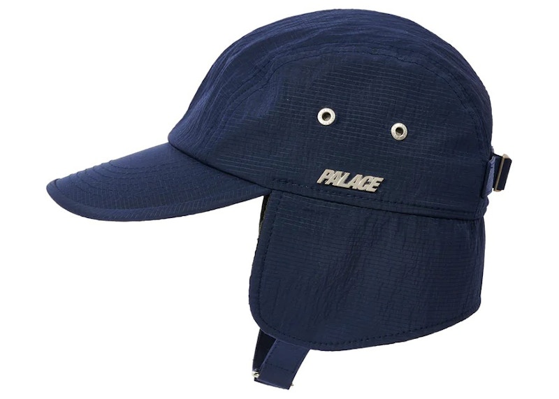 Palace Posh Earflap Cap Navy Men's - FW22 - US