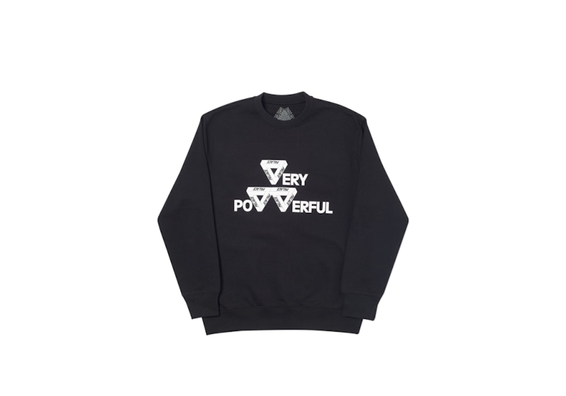 Palace Power Crew Black Men's - SS19 - US