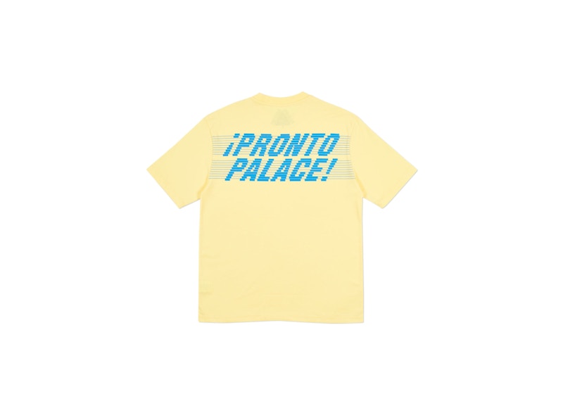 Palace Pronto T-Shirt Sunshine Yellow Men's - SS18 - GB