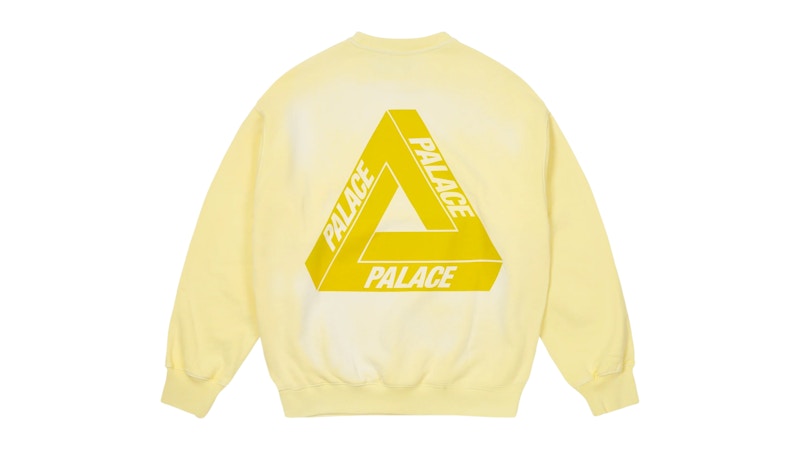 Palace Reacto Tri-Ferg Crew Yellow Men's - SS25 - US
