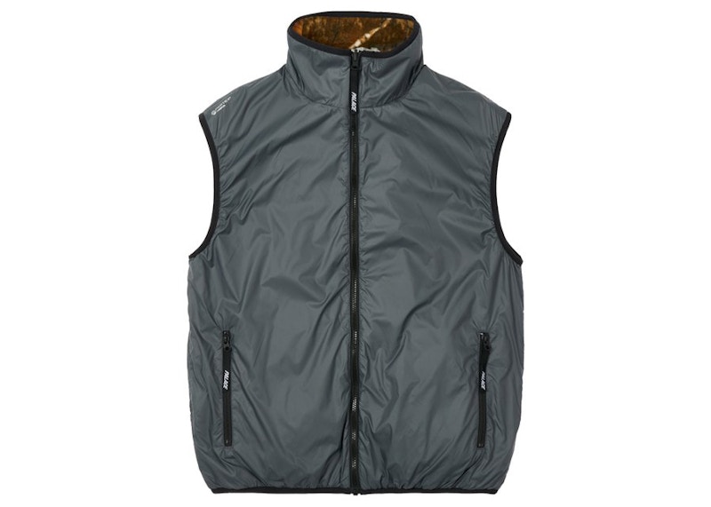 Palace Realtree Fleece Reversible Vest Edge/Grey Men's - FW21 - GB