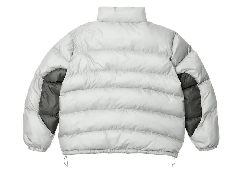 Palace Ripstop Arc Puffer Jacket Grey Men's - FW23 - US