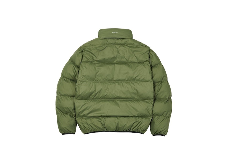 Palace Ruffer Puffer Jacket Green Men's - FW20 - US