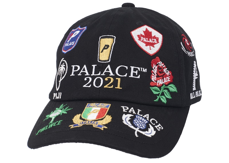 Palace Rugger Bugger 6-Panel Black Men's - SS21 - US