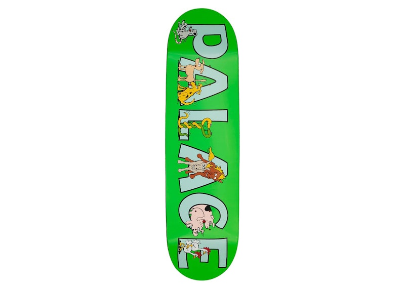 Palace Session Skateboard Deck Green - FW22 - US