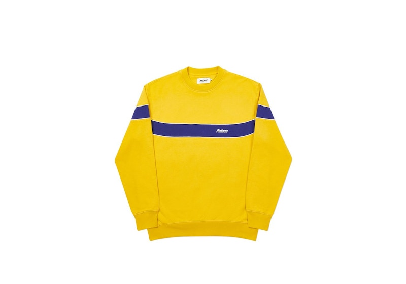 Palace Single Crew Yellow - FW20