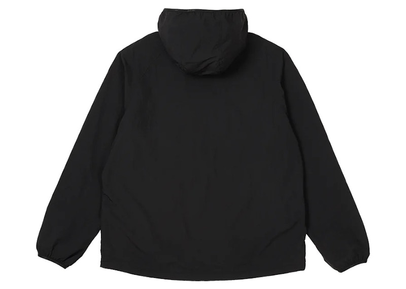 Palace Slant Zip Shell Jacket Black Men's - FW22 - US