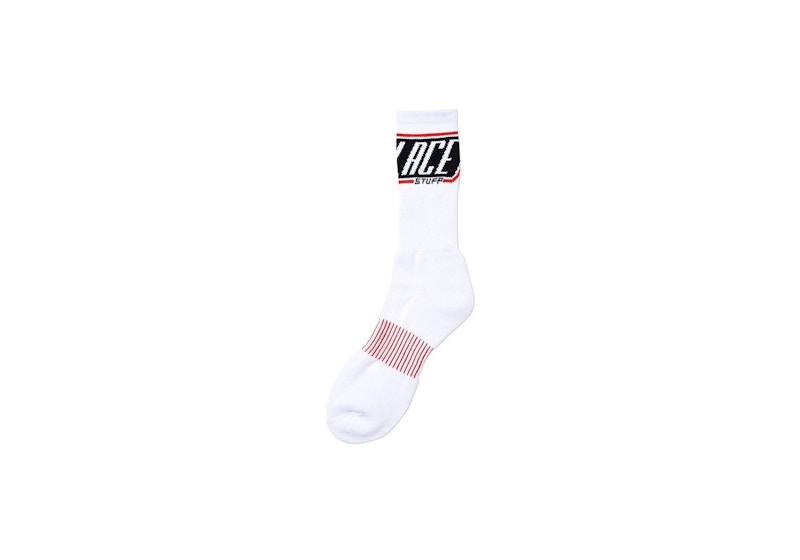 Palace Stuff Sock White Men's - FW19 - US