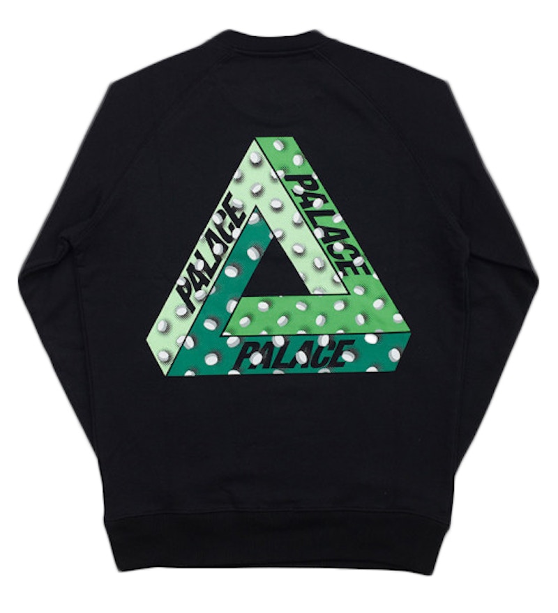 Palace Tablet Crewneck Sweatshirt Black Men's - SS15 - US