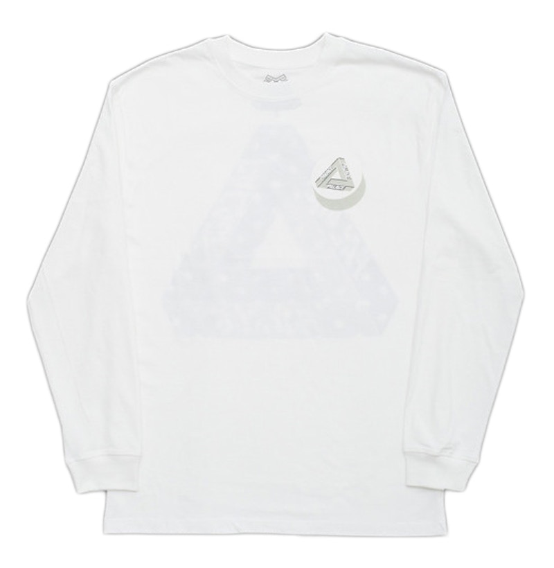 Palace Tablet Longsleeve T-Shirt White Men's - SS15 - US