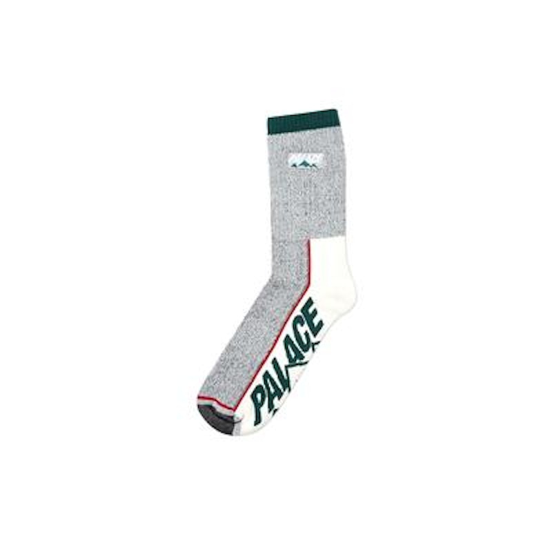 Palace Talking Sock Grey Marl Men's - FW19 - GB