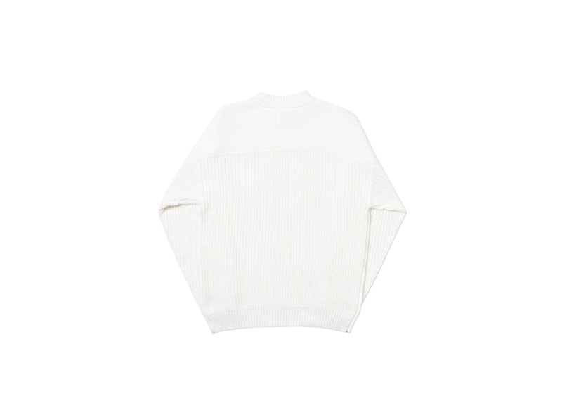 Palace Thick Chunk Knit White Men's - FW18 - US