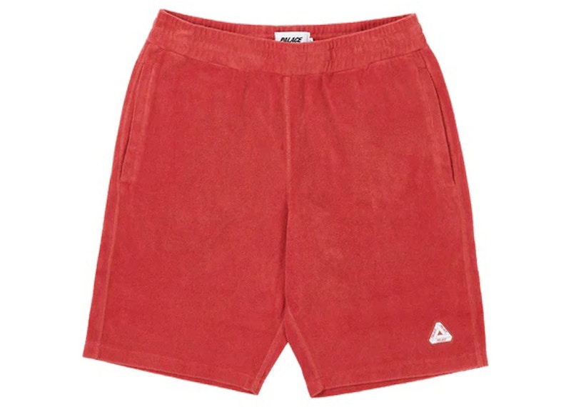 Palace Towelling Shorts Red Men's - SS22 - US