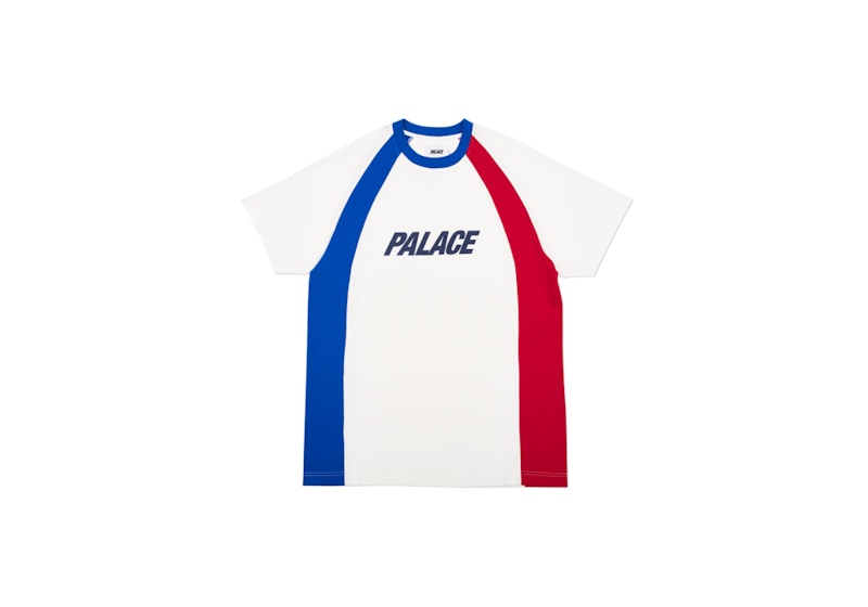 Palace Tree Color T White/Blue/Red Men's - Summer 2017 - US