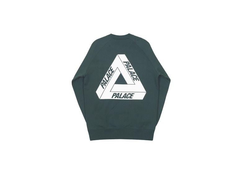 Palace Tri-Ferg Crew Green Men's - Palace Internationale - US