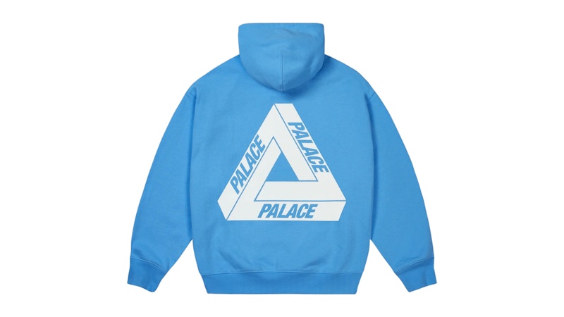 Palace Tri-Ferg Hood Ocean Blue Men's - FW25 - US