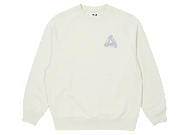 Palace Tri-Ferg Slub Crew White Men's - FW22 - US