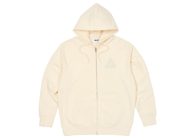 Palace Tri-Puff Print Zip Hood Soft White Men's - SS23 - US
