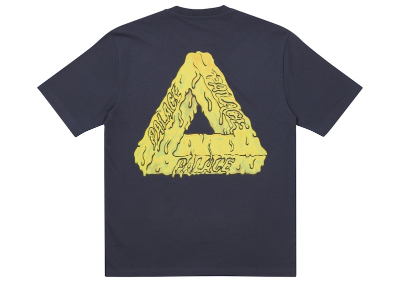 Palace Tri-Slime T-shirt Navy Men's - SS21 - US