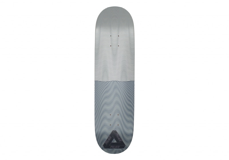Palace Trippy Stick 8.5 Skateboard Deck Grey - FW15 - US