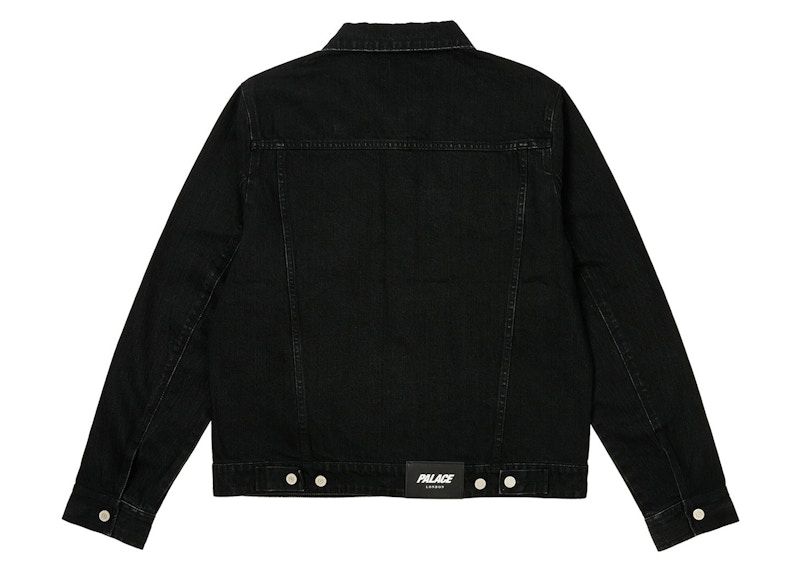 Palace Type P Jacket Black Stonewash Men's - SS24 - US
