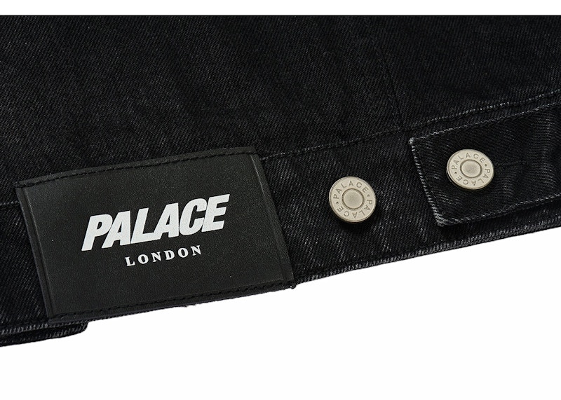 Palace Type P Jacket Black Stonewash Men's - SS24 - US