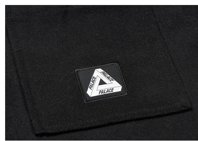 Palace Wool Shirt Jacket Black Men's - SS24 - US