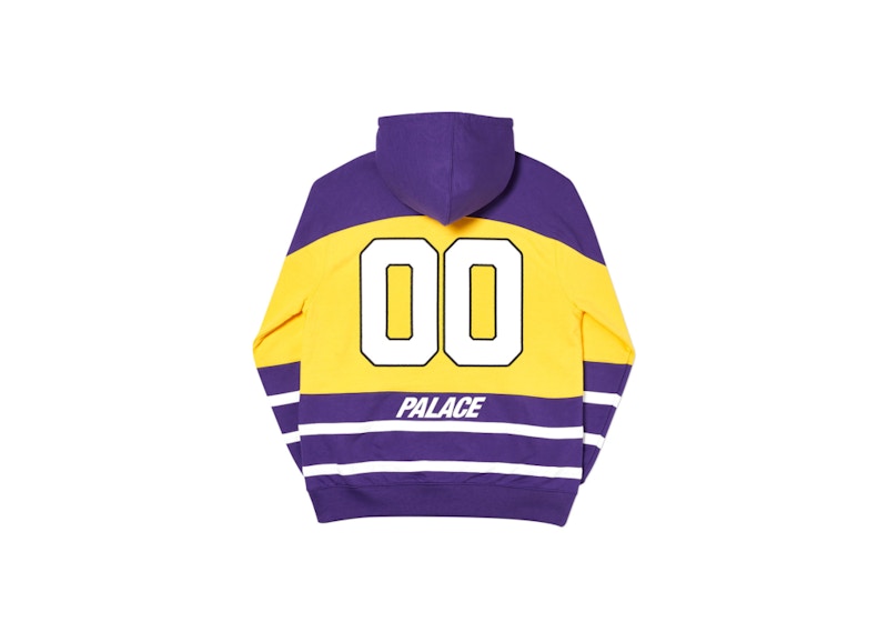 Palace Zero Zero Hood Purple/Yellow Men's - FW19 - US