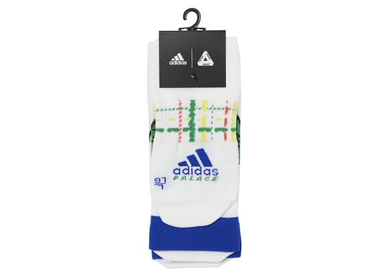 Palace x adidas Running Socks White - US