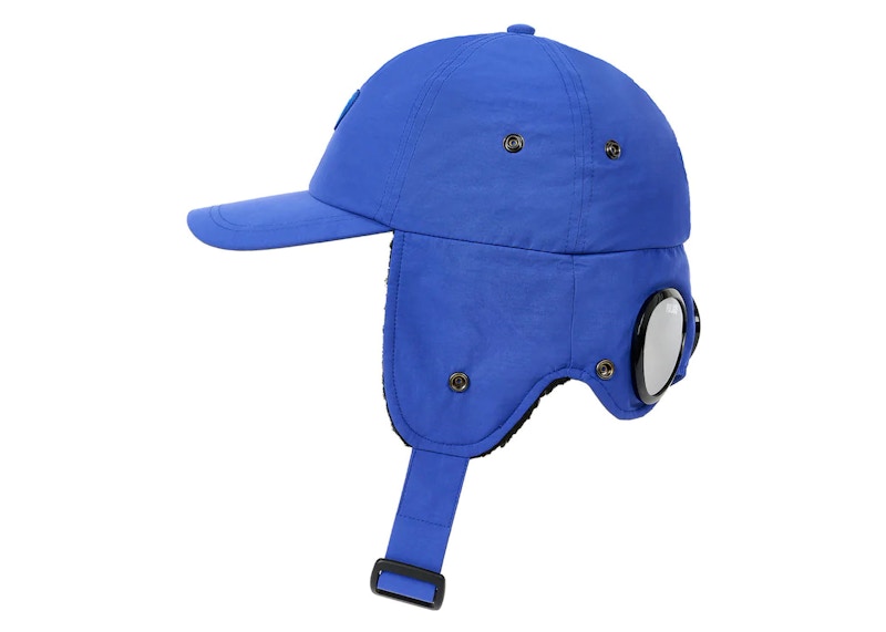 Palace x C.P. Company Goggle Ear Flap P-Cap Bright Cobalt Men's - FW23 - US