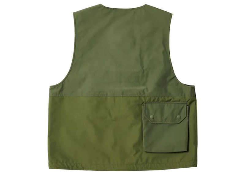 Palace x Engineered Garments Gore-Tex Infinium Cover Vest Olive Men's ...